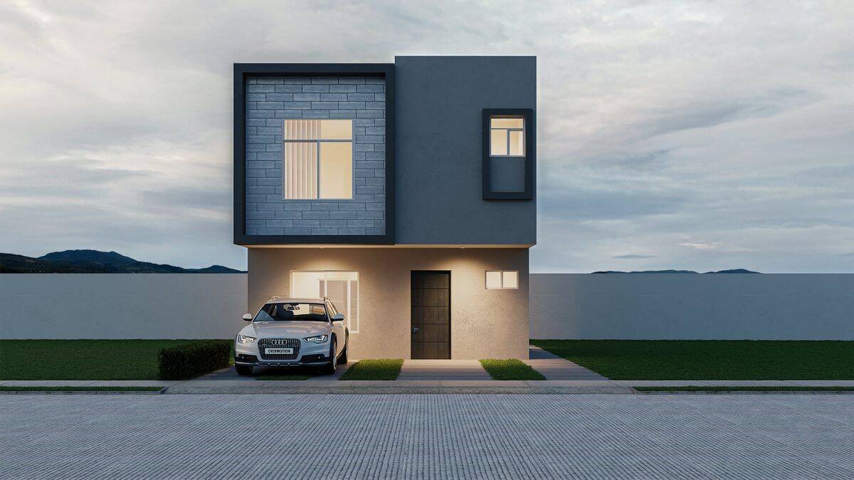 CASA EN PREVENTA MODELO T135 (MEDITERRANEO) RESIDENCIAL TOSSA DESDE